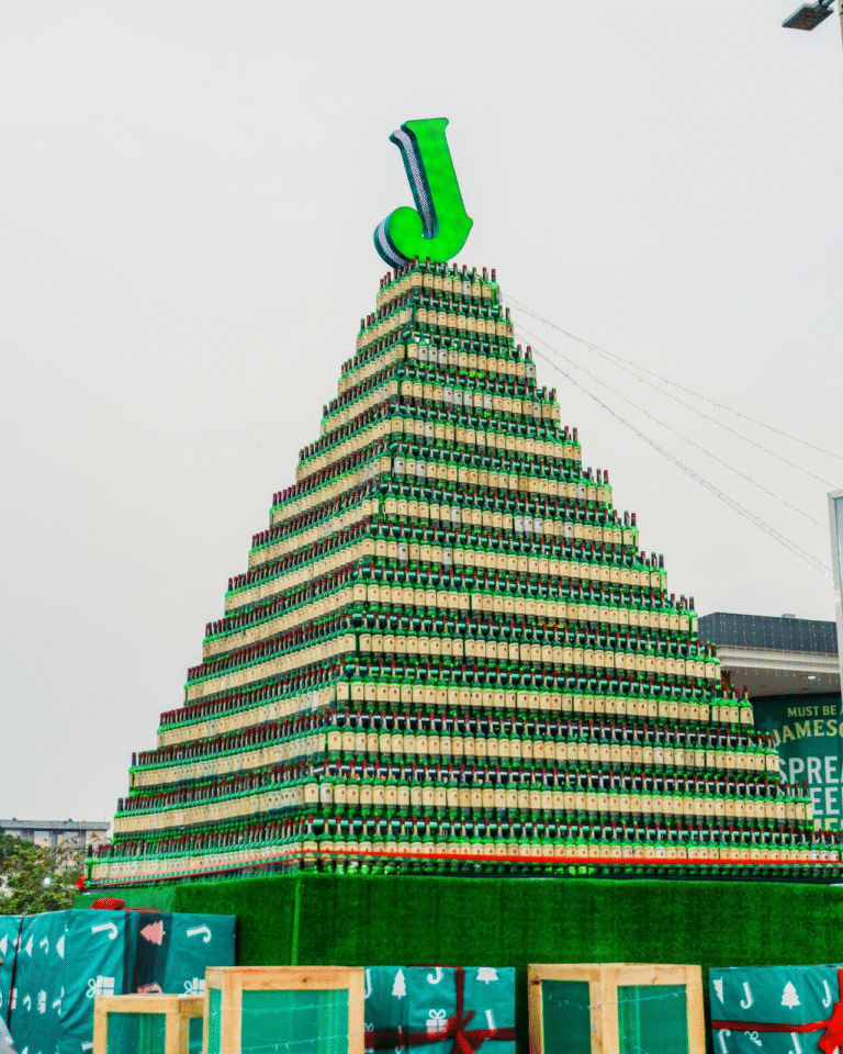 Jameson Unveils Upcycled Christmas Tree for Festive Campaign
